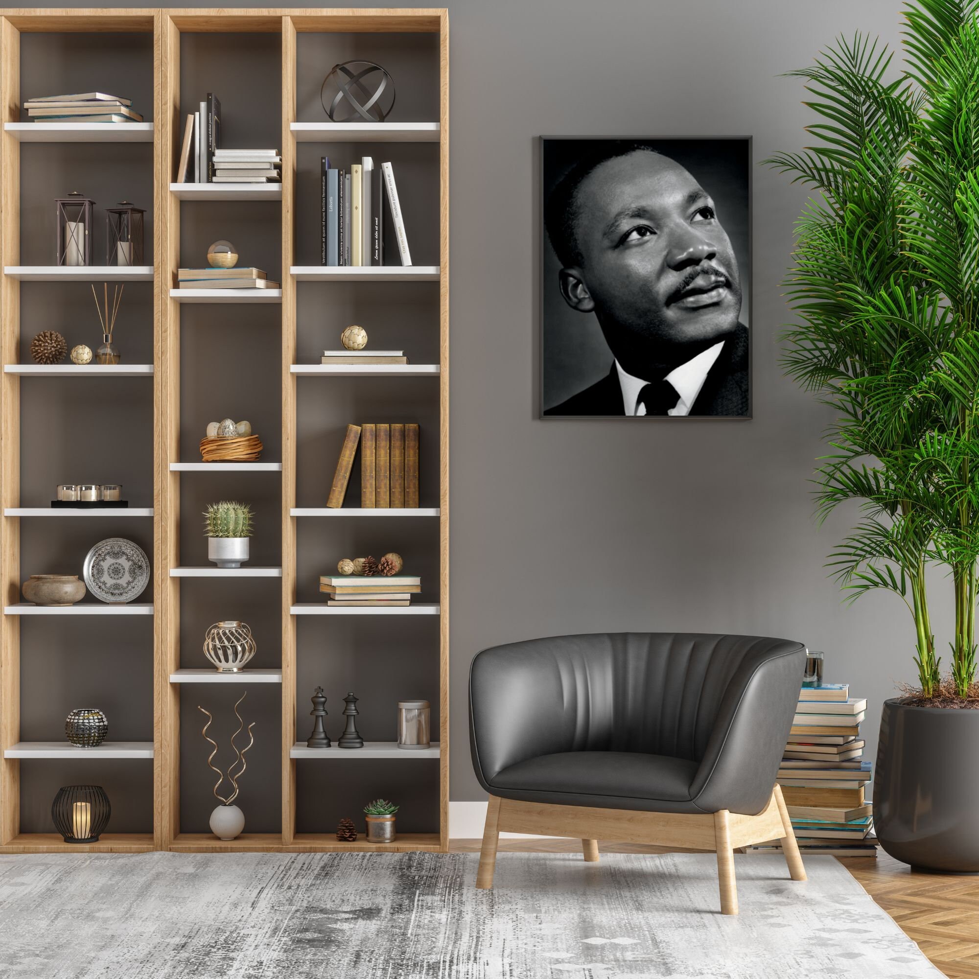Martin Luther King Jr. African American Black History Printable Wall ...