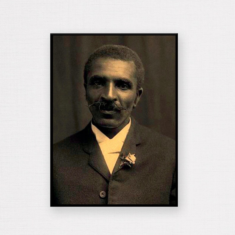 George Washington Carver African American History Printable Wall Art - Etsy