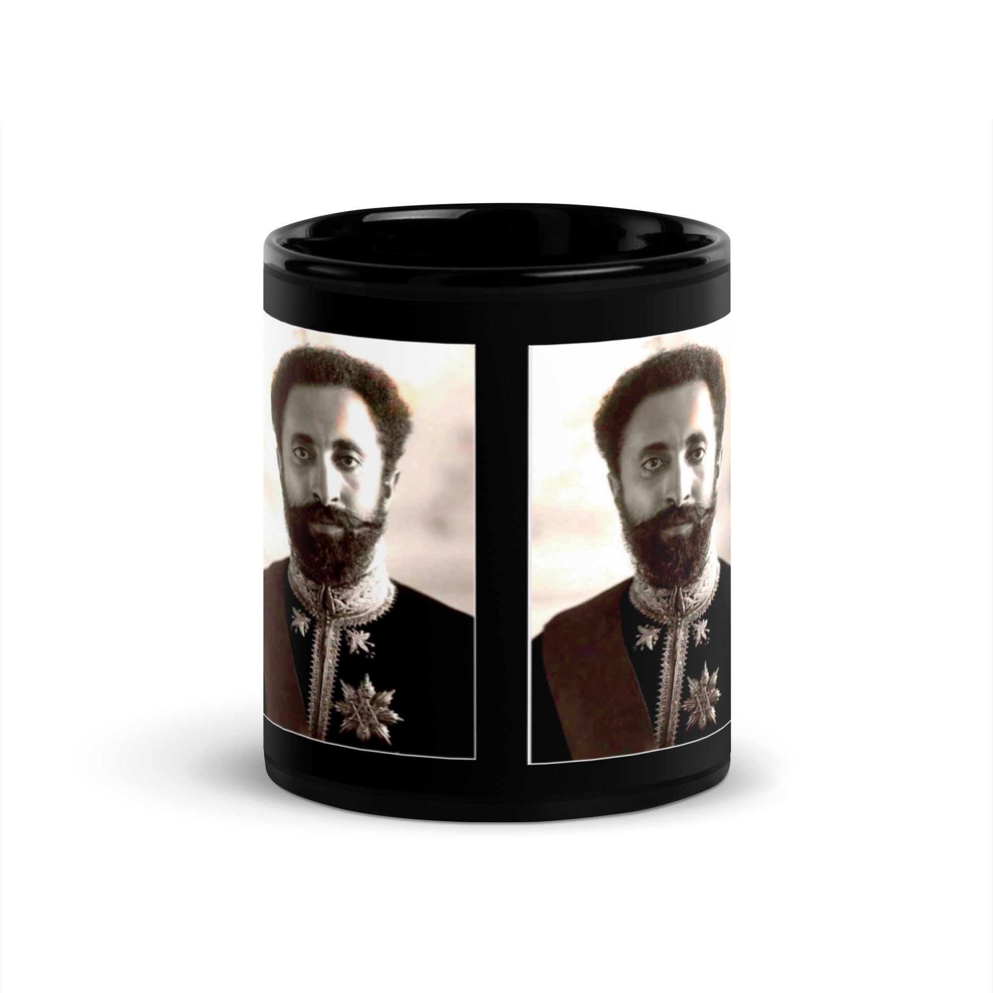 Haile Selassie African Ethiopian Emperor Black History- Ceramic Coffee ...