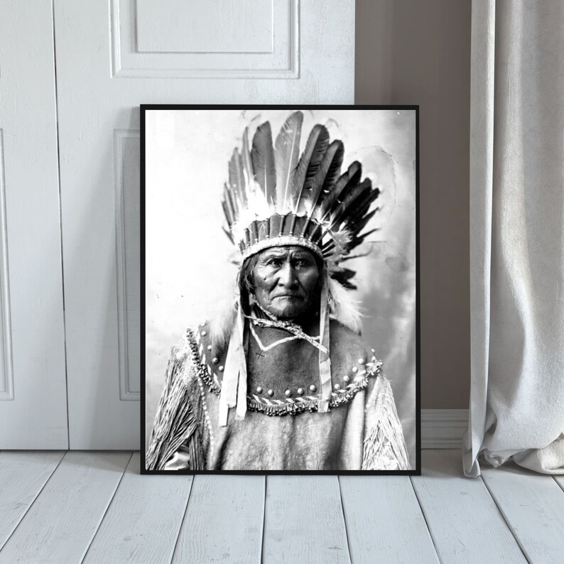 Geronimo Apache Historical Printable Wall Art - Etsy