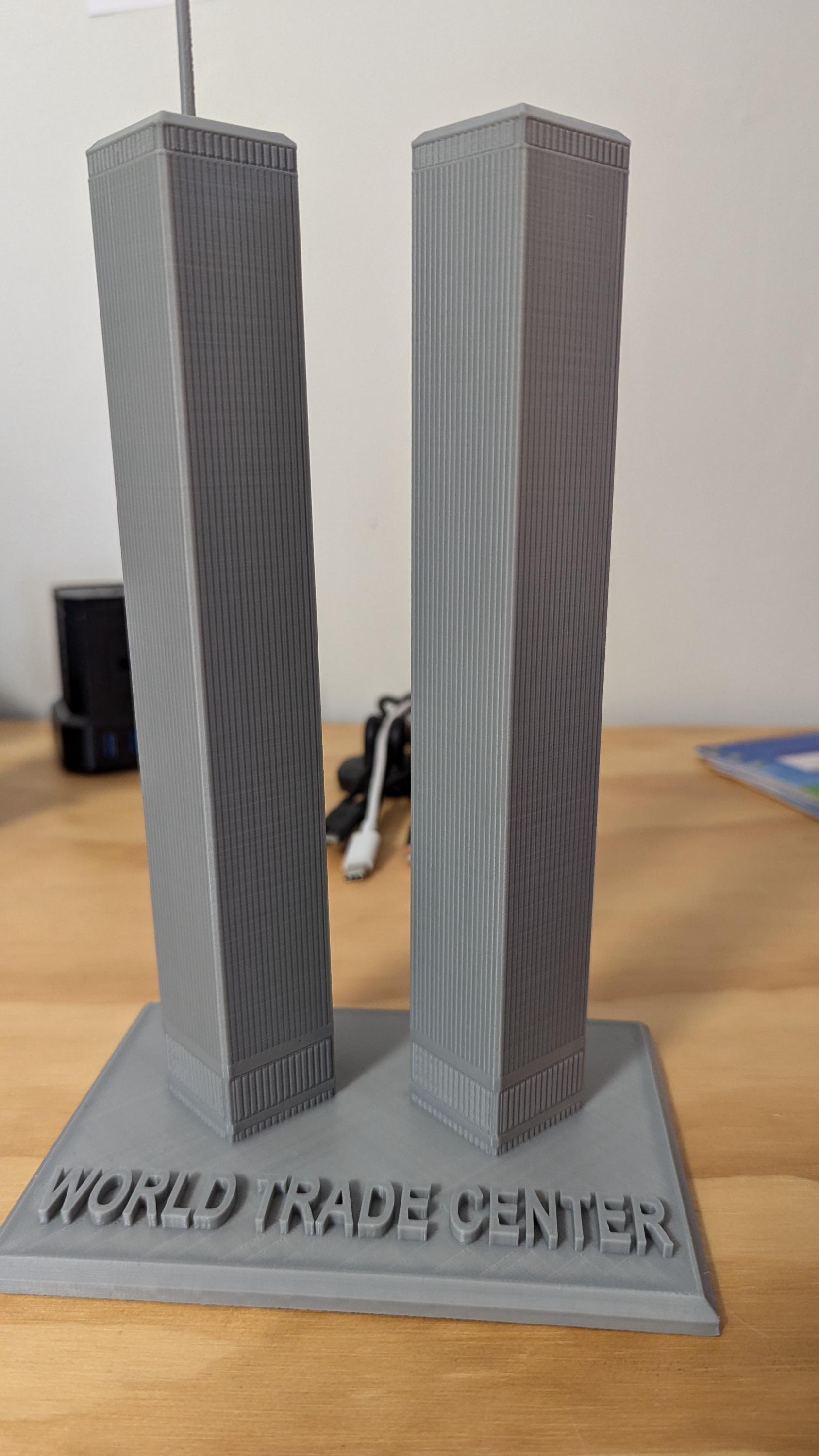 Twin Towers | World Trade Center | 3D Printed Model - Etsy