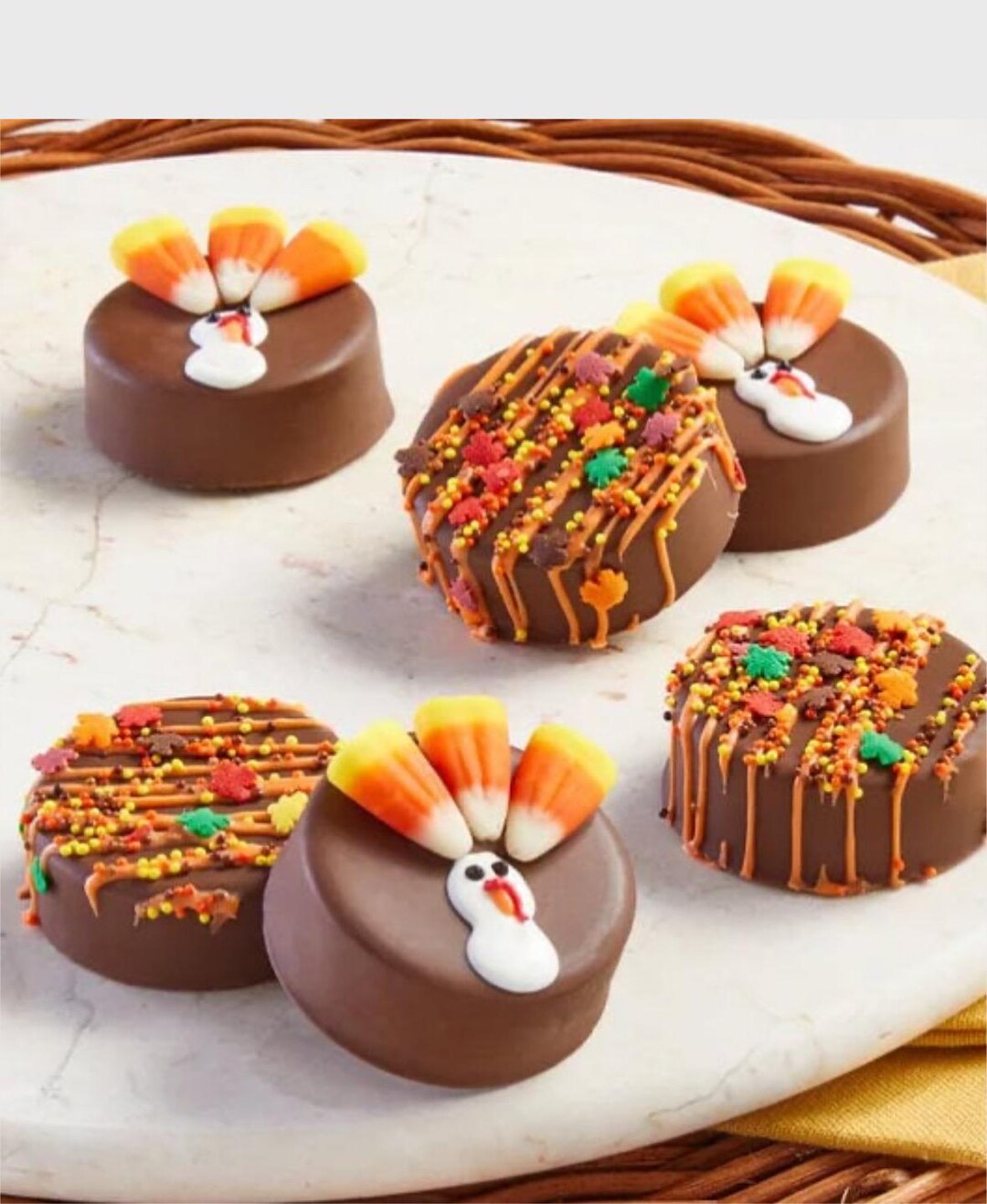 Thanksgiving Themed Chocolate -covered Oreo's (dozen) - Etsy