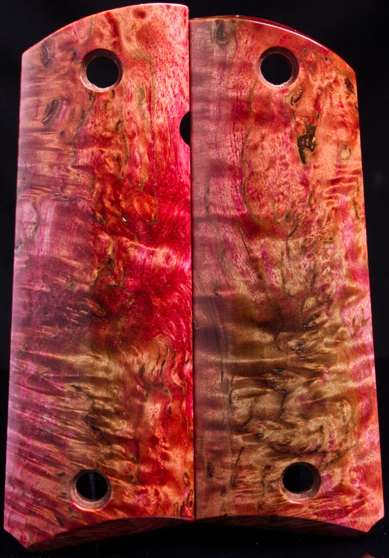 Full Size 1911 Grips Karelian Birch B2409 - Etsy