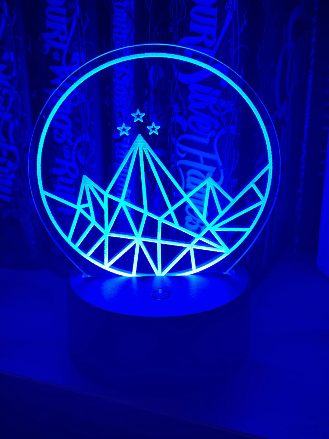 Night Court LED Acrylic Light - Etsy