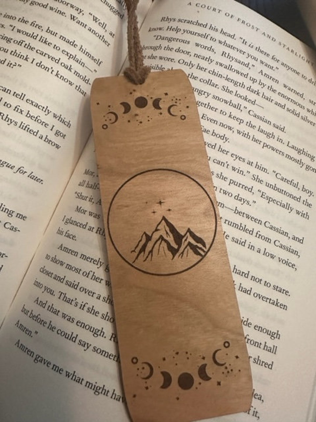 Night Court Wooden Bookmark - Etsy