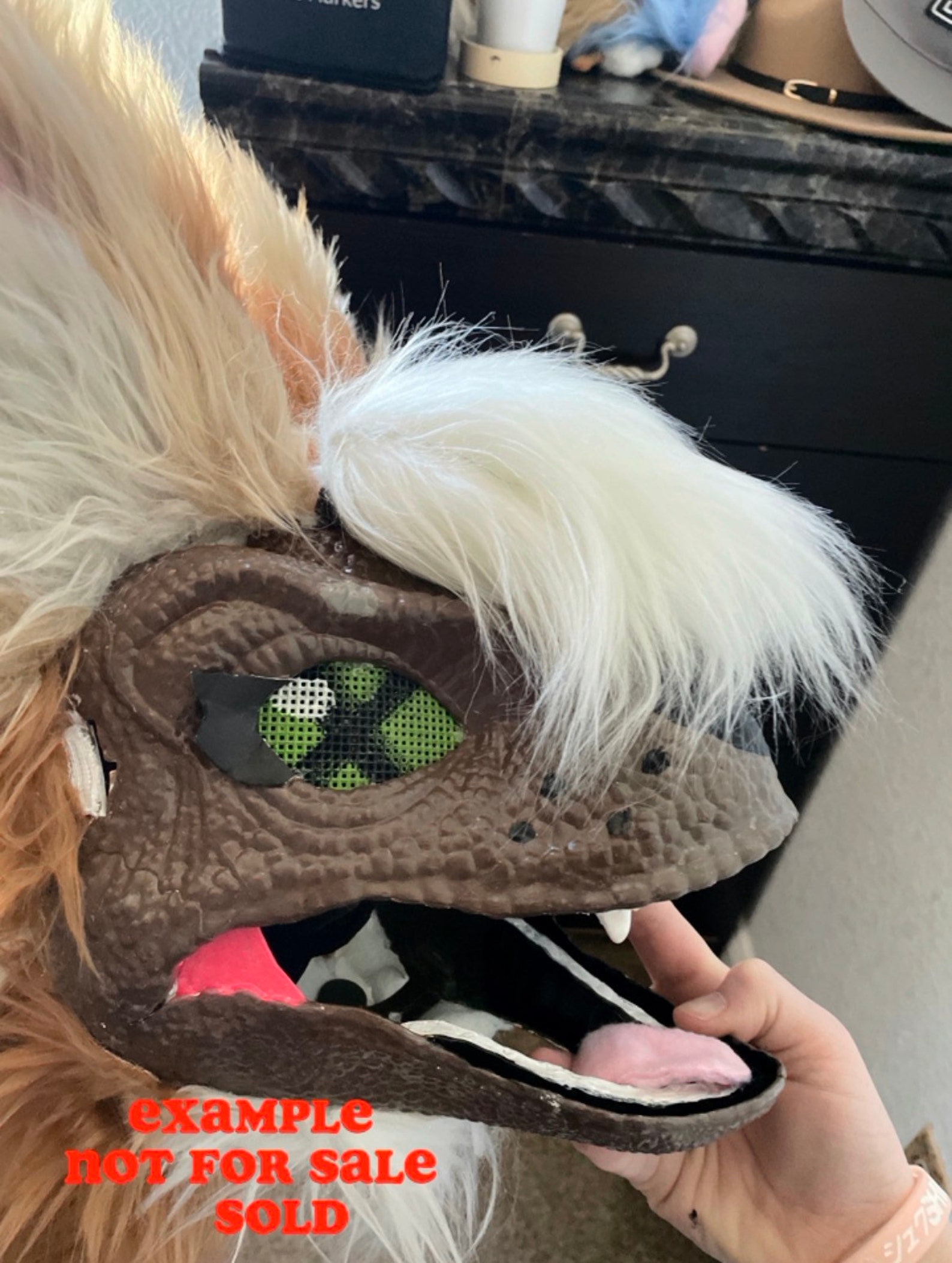 Custom Dino Mask please Read Description - Etsy