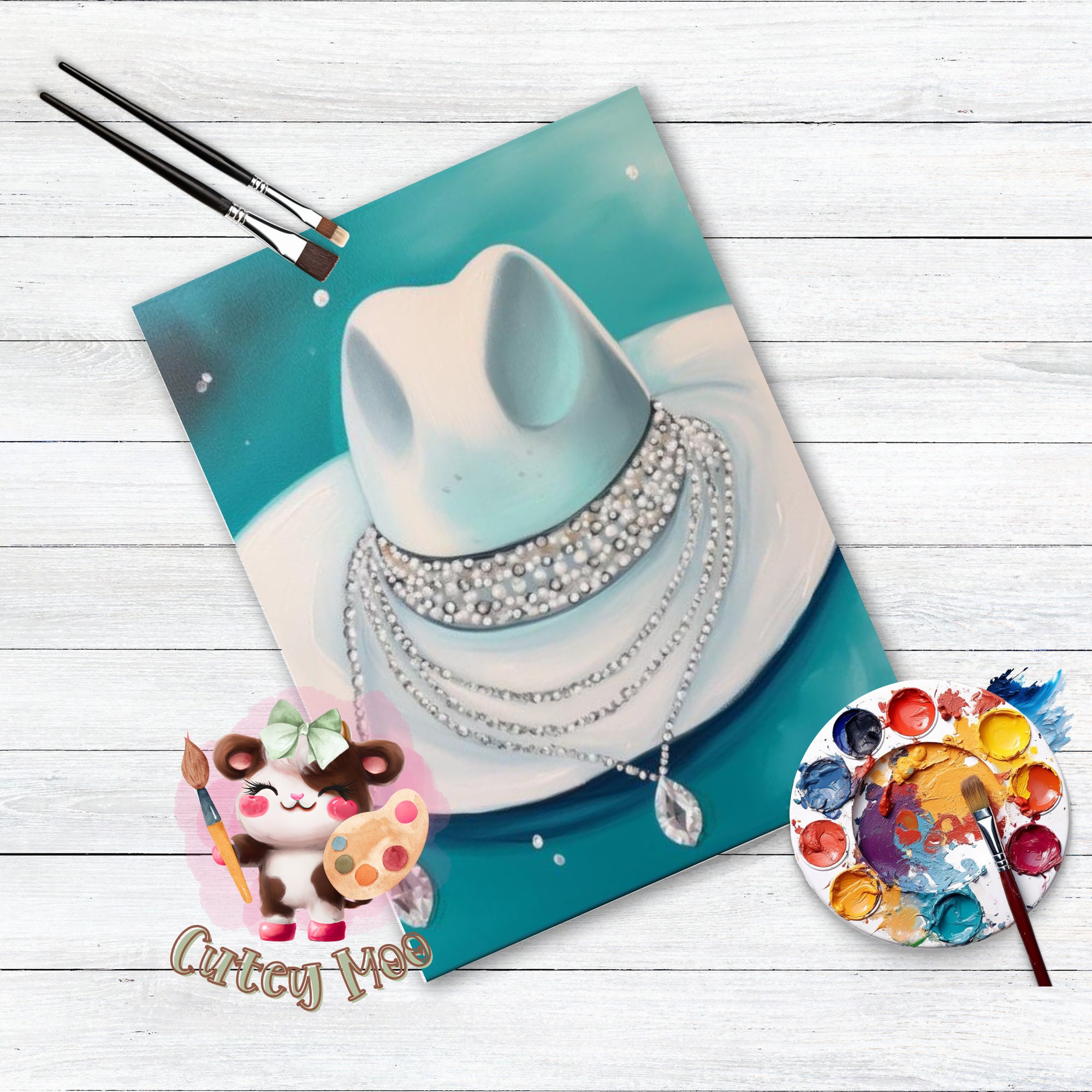 Adult DIY Paint Party Printable Bundle, Pre Drawn Outline, Ladies Night ...