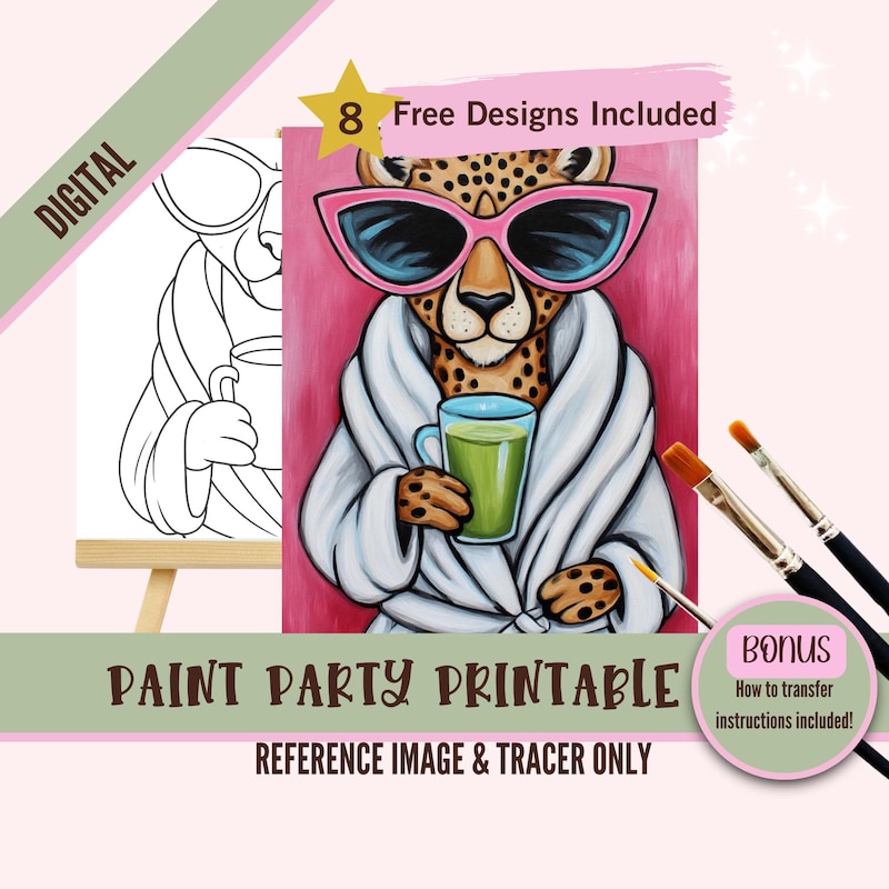 Cheetah Spa Decor - Etsy