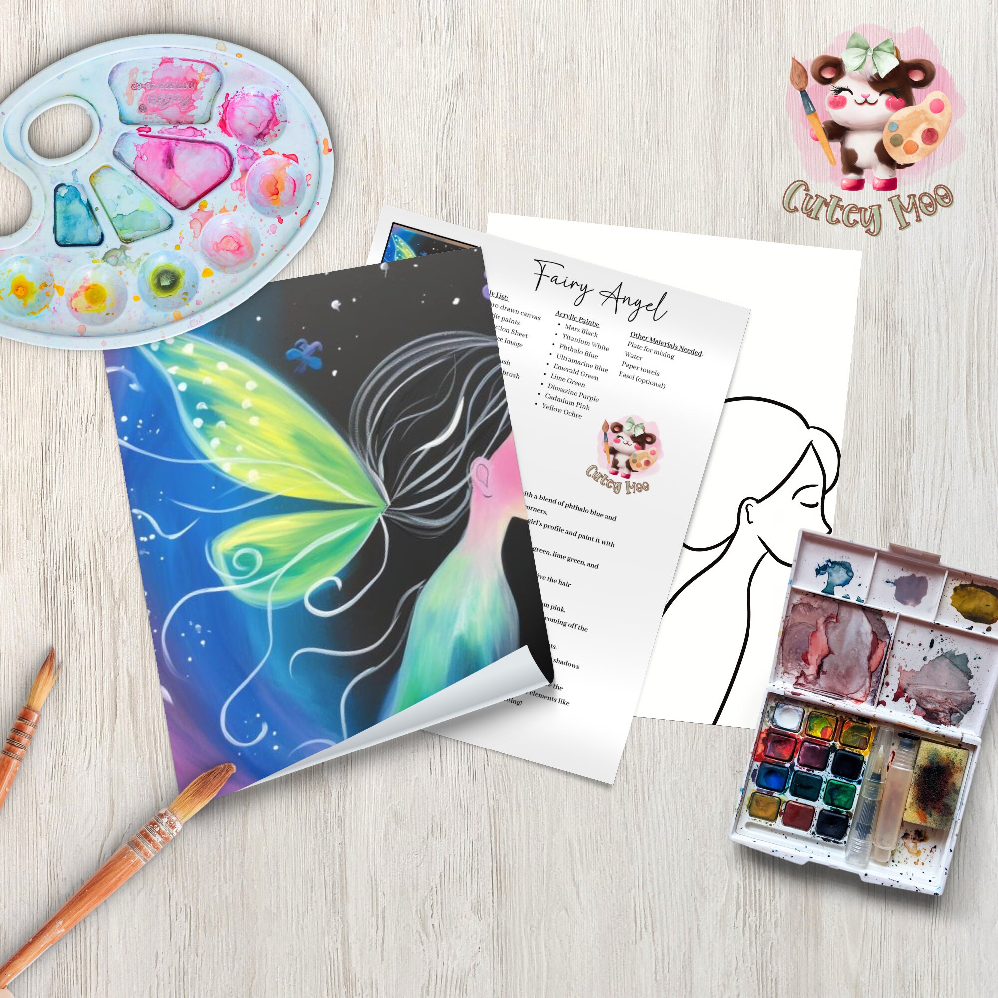 Fairy Dust Printable, DIY Paint Party Printable Flower Girl, Adult ...