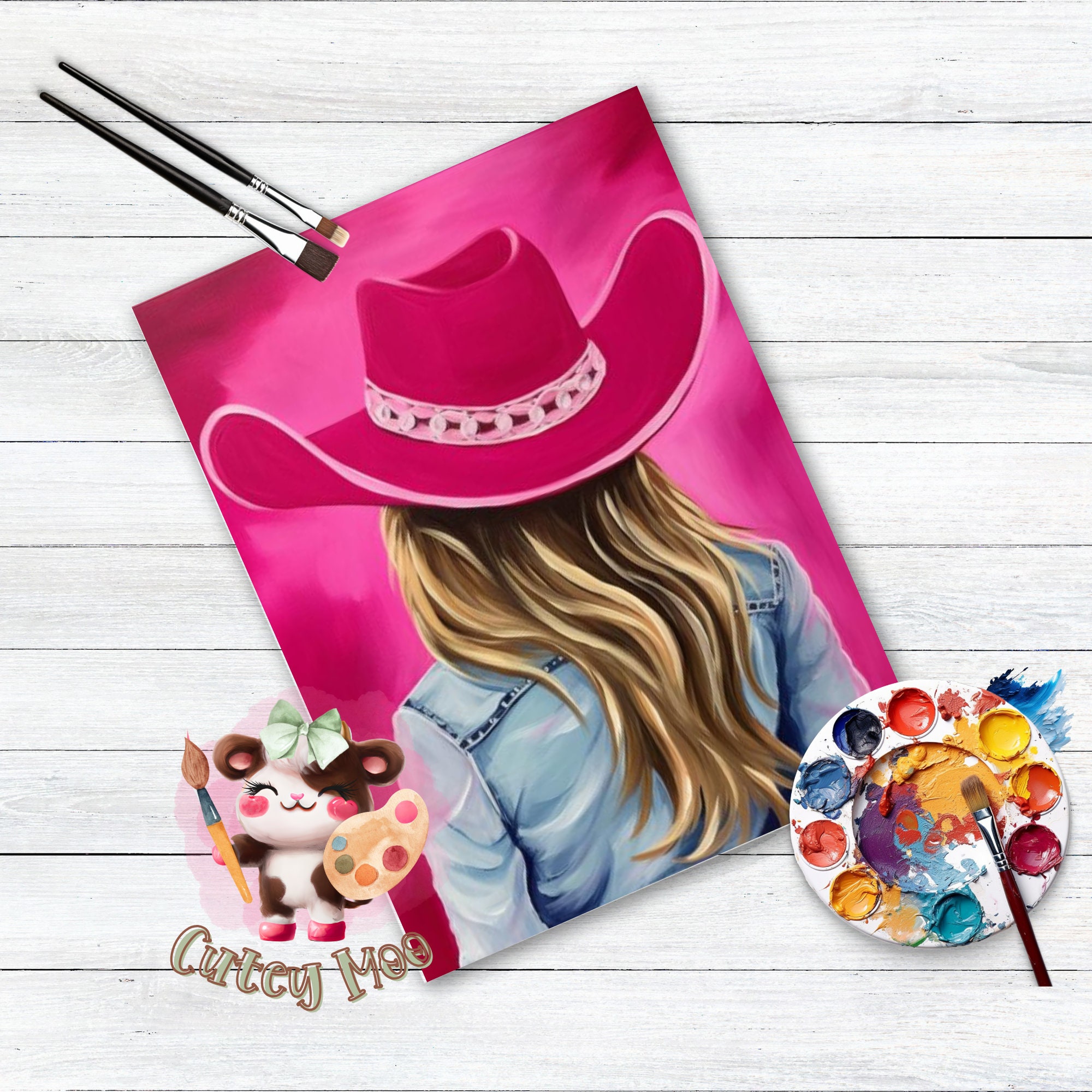 Adult DIY Paint Party Printable Bundle, Pre Drawn Outline, Ladies Night ...