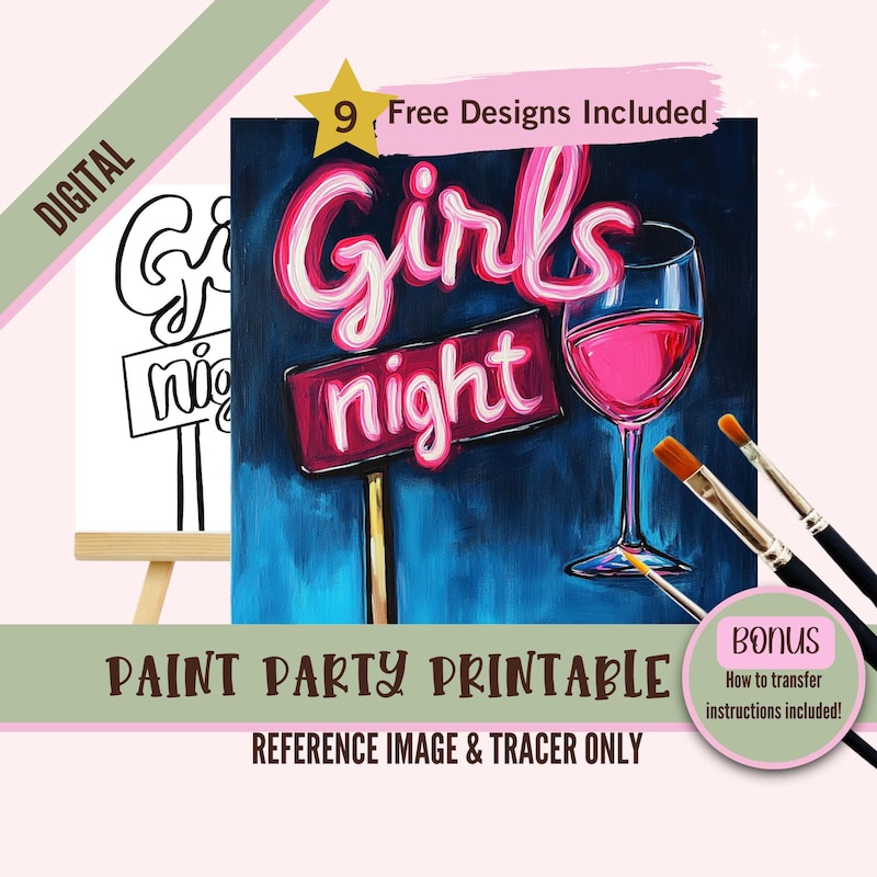 Paint Night Kits - Etsy