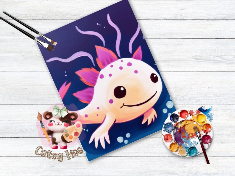 Sea Creature Diy Adult Paint Party Printable Images Kit, Sip and Paint ...