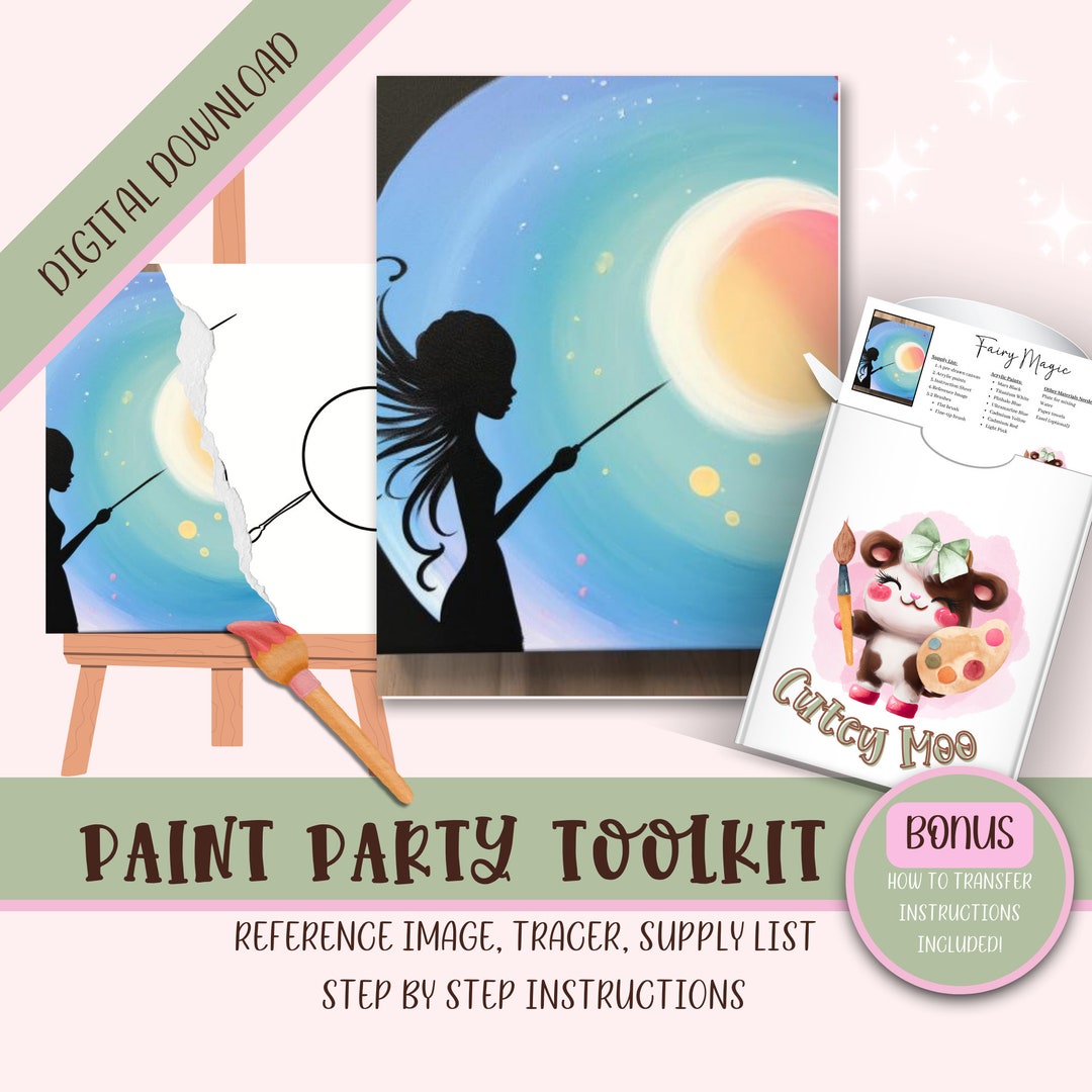 Fairy Dust Printable, DIY Paint Party Printable Flower Girl, Adult ...