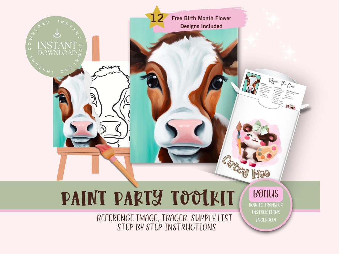 Highlander DIY Paint Party for Adults and Kids |pre-drawn | Art Party ...