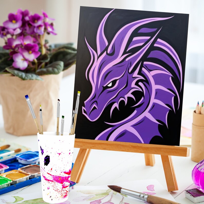 DIY Paint N Sip Party Sublimation PNG Tracer Design, Digital Download ...