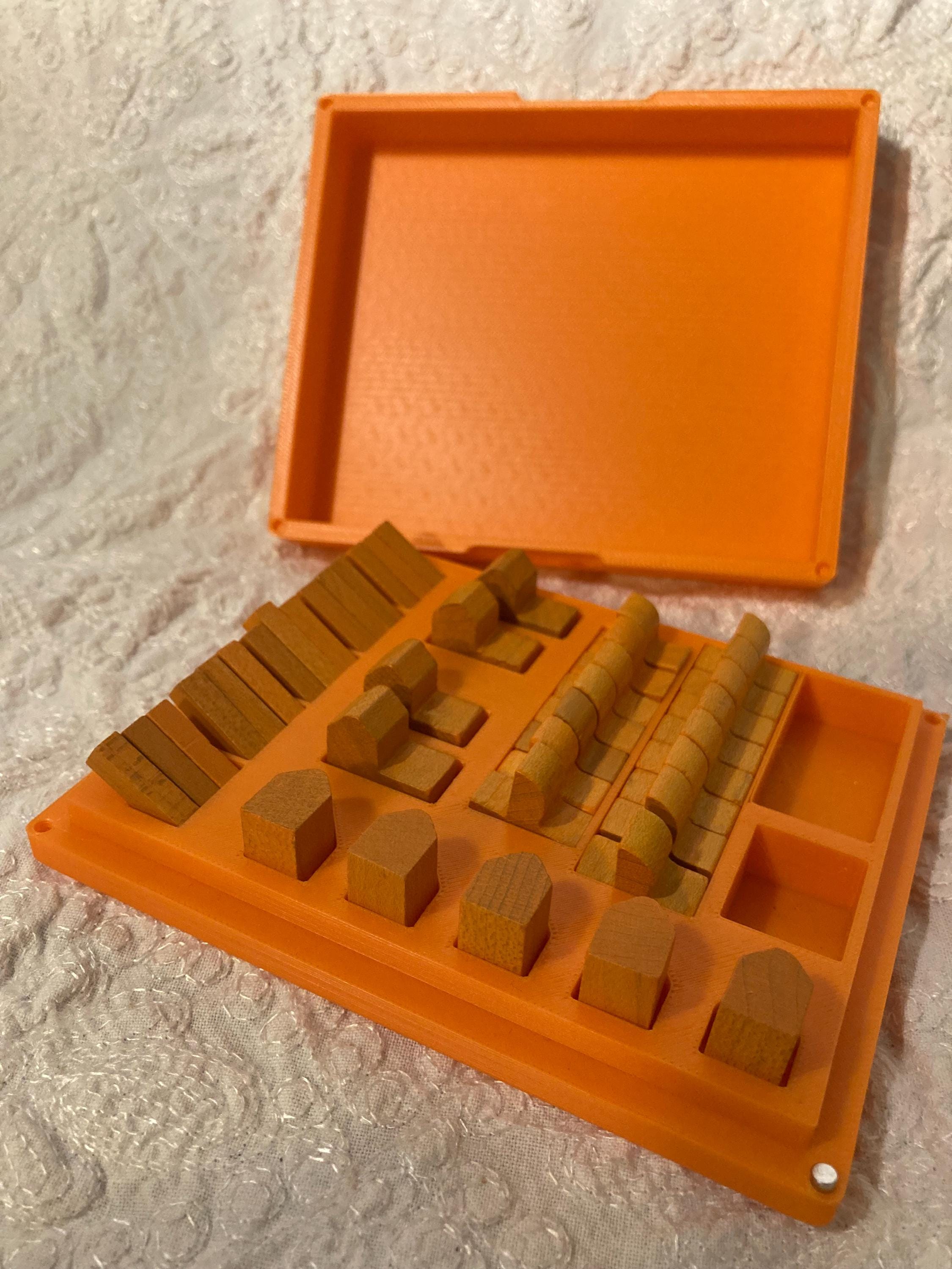 Custom Catan, Seafarers, Cities & Knights Pieces, Magnetic Case - Etsy