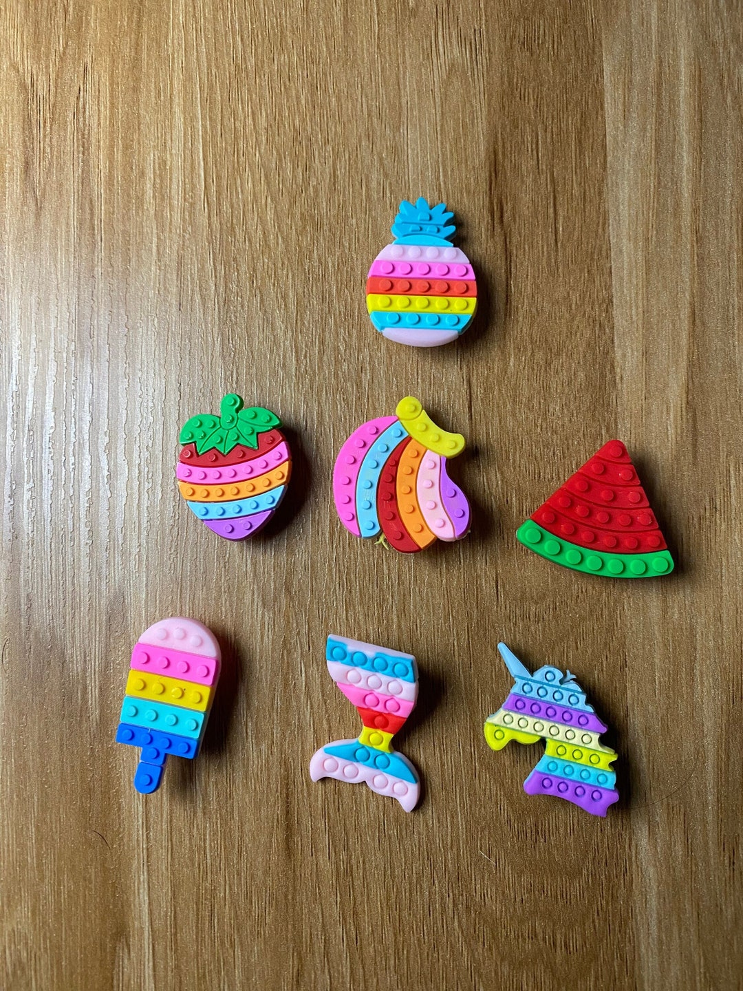 Fidget Toy Croc Charms/pop It Croc Charms - Etsy