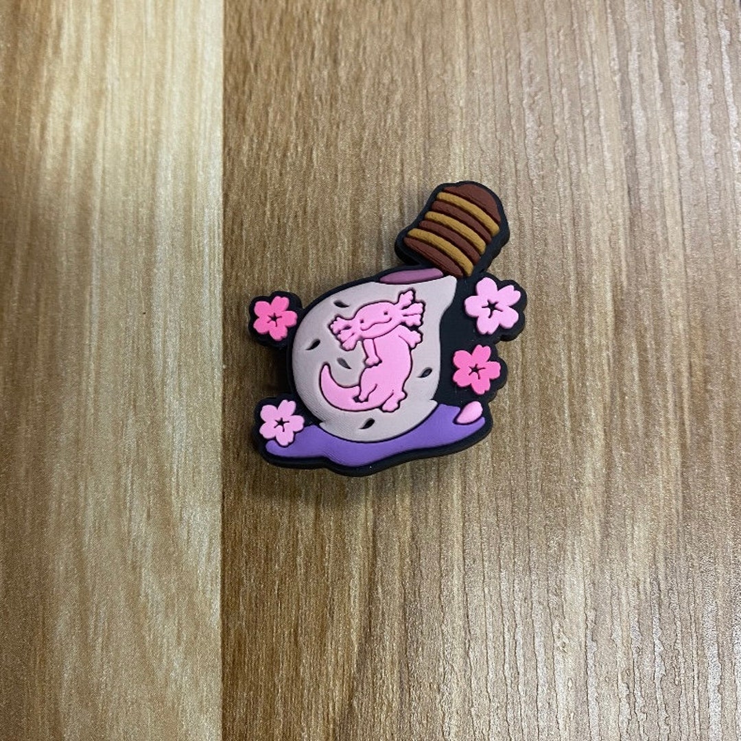 Fancy Axolotl Shoe Charm - Etsy