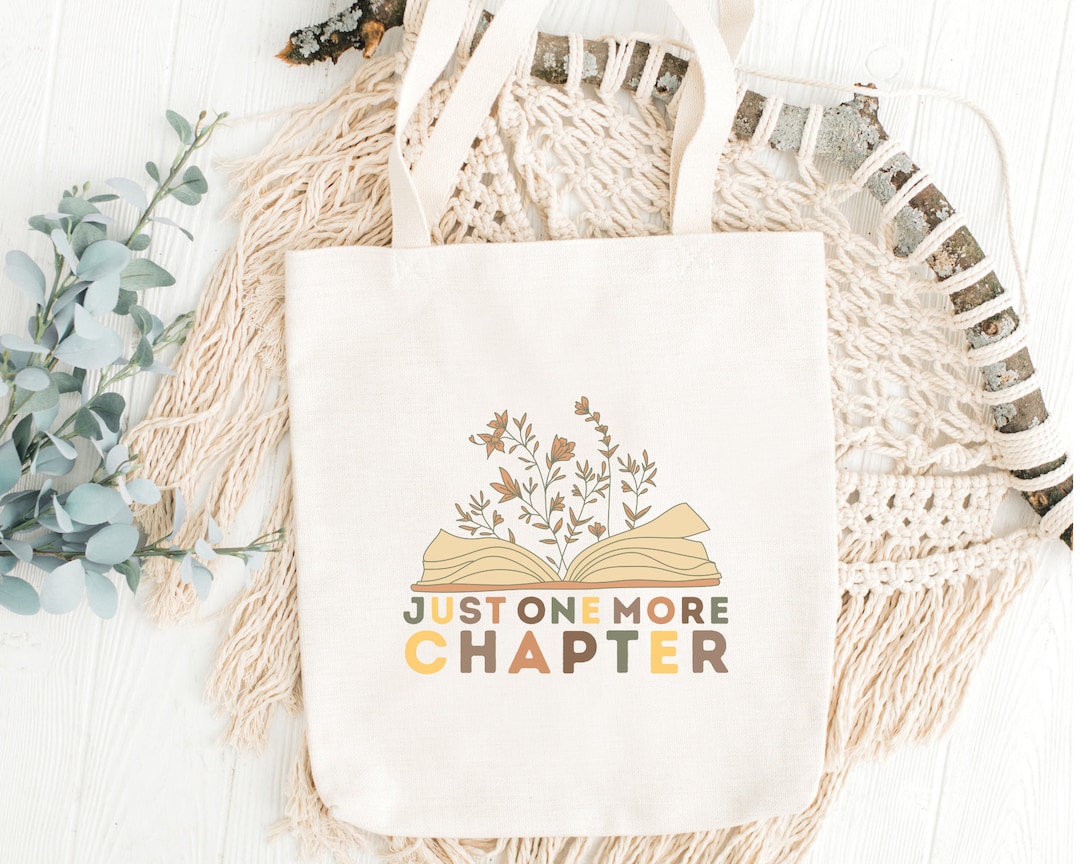 Library Book Tote Bag, Book Bag, Library Bag, Gift for Avid Reader ...