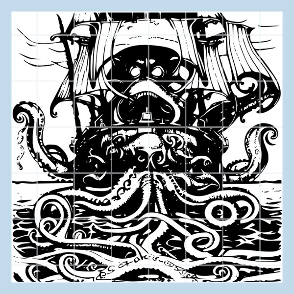 Kraken Svg - Etsy