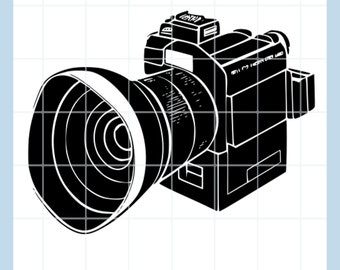 Video Camera SVG Film Camcorder Clip Art Cut File Silhouette - Etsy
