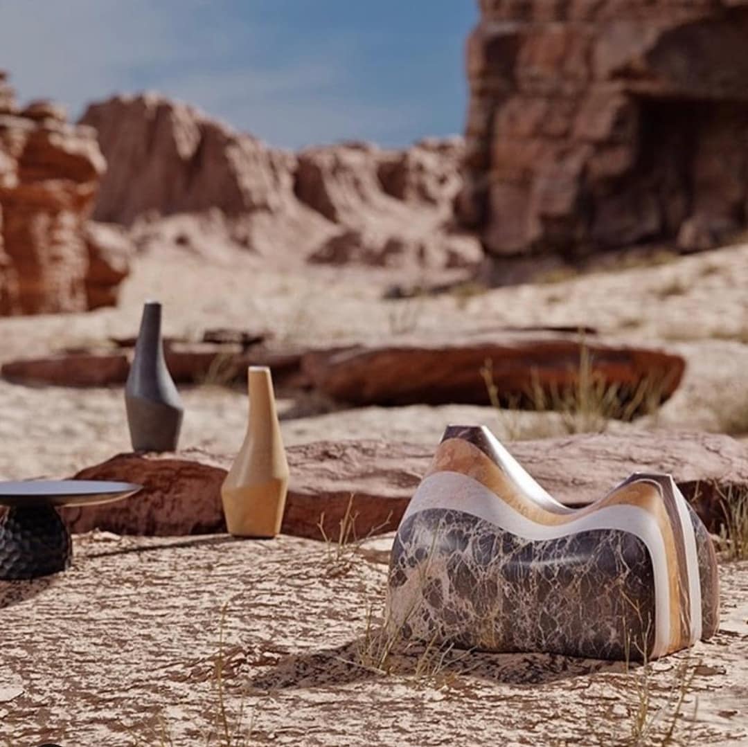 Petra-themed Natural Stone Vase | One-of-a-kind, Handcrafted Art ...