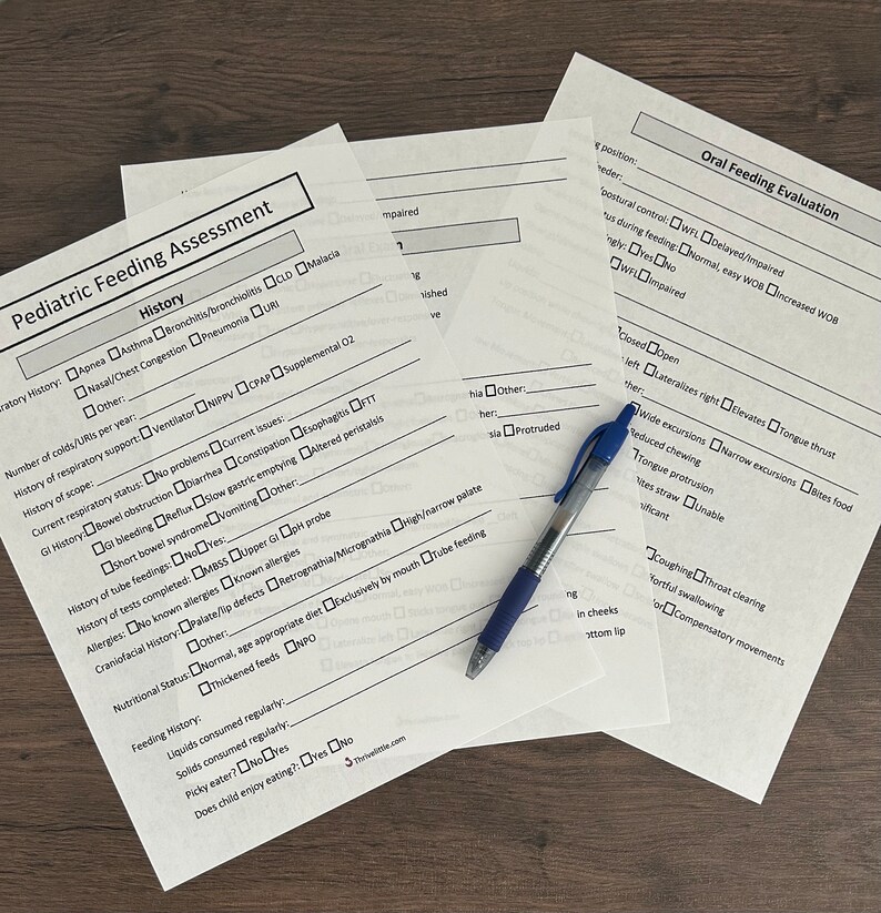 Feeding Evaluation and Oral Motor Assessment | Speech Therapy ...