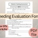 Feeding Evaluation and Oral Motor Assessment | Speech Therapy ...