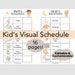 Editable Kids Visual Schedule | Daily Routines Chart | Printable ...