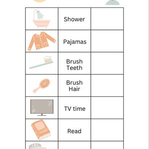 Editable Kids Visual Schedule | Daily Routines Chart | Printable ...