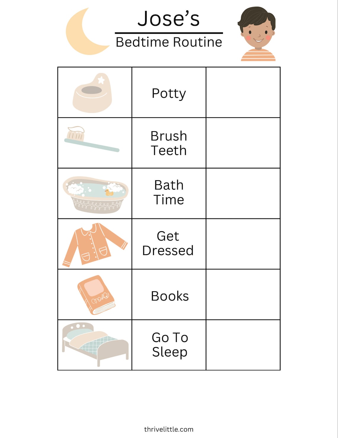 Editable Kids Visual Schedule | Daily Routines Chart | Printable ...