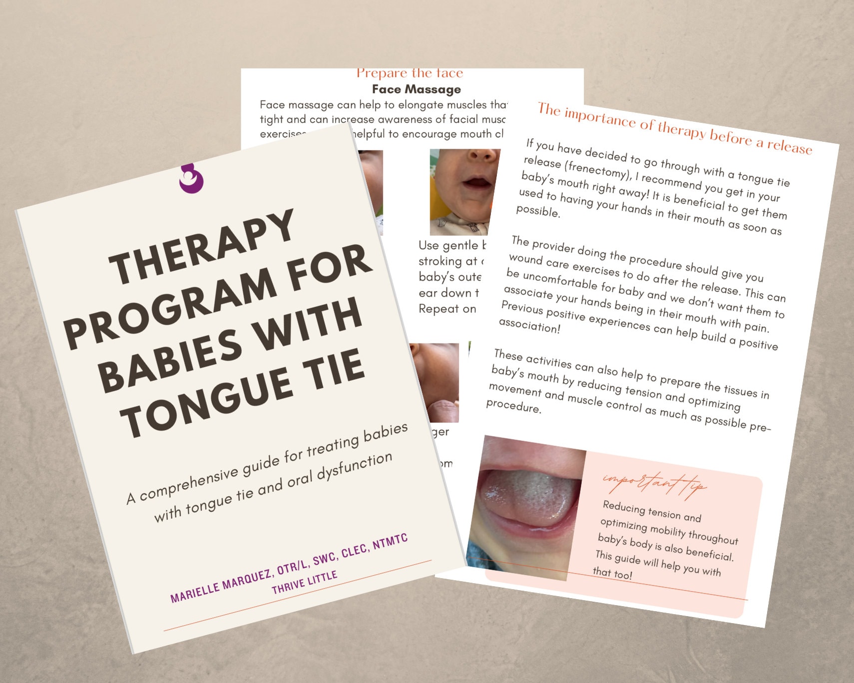 Tongue Tie Therapy Guide | Home Program for Parents | Exercises for ...