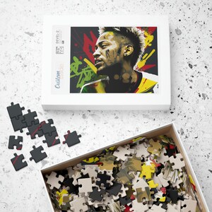 Neymar Jr Custom Jigsaw Puzzle Set | One of a Kind Personal Gift ...
