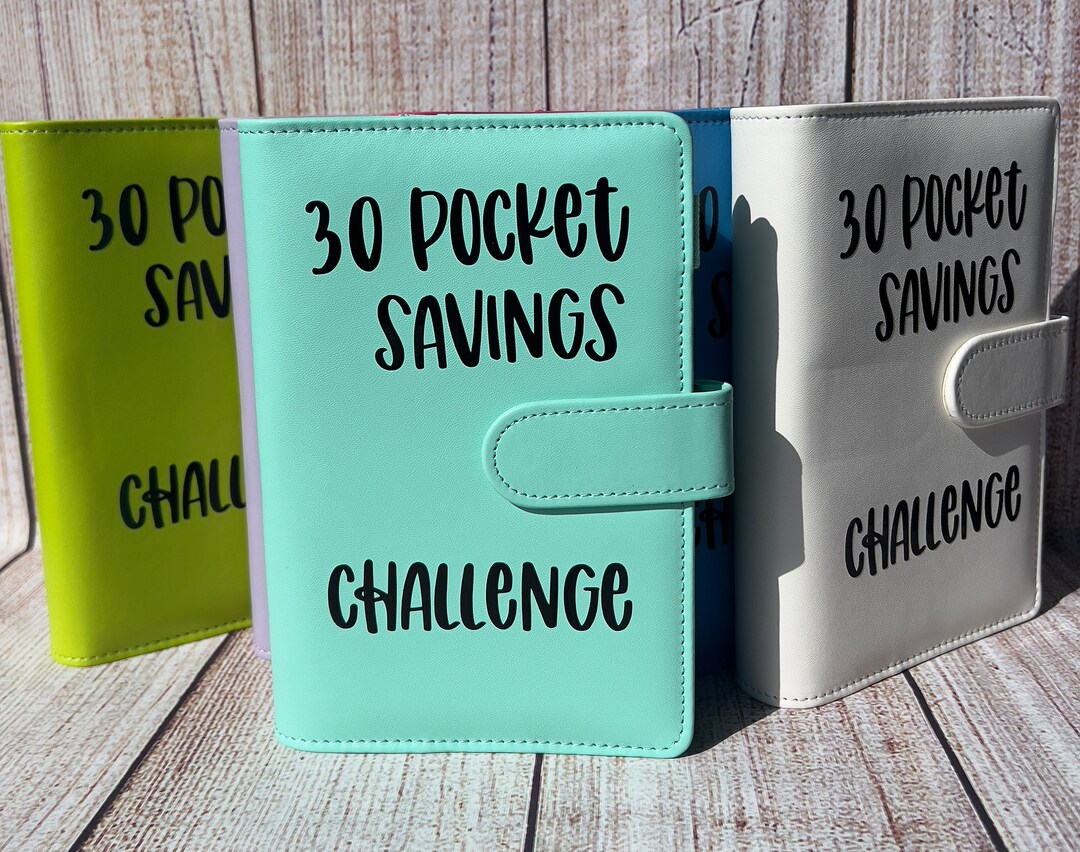 30 Pocket Savings Challenge Binder | A6 Budget Planner - Etsy