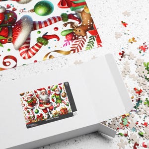 Santa and Elves Puzzle and Puzzle Gift for Puzzle Fans - 100, 250, 500 ...