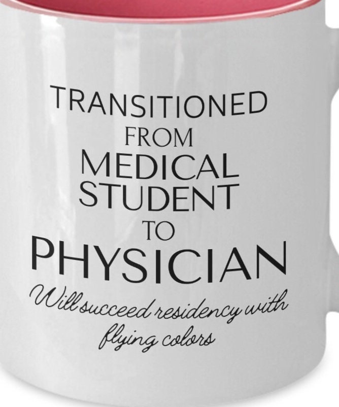 Medical School Graduation Mug, New Doctor Mugs, Residency Gift, Med ...