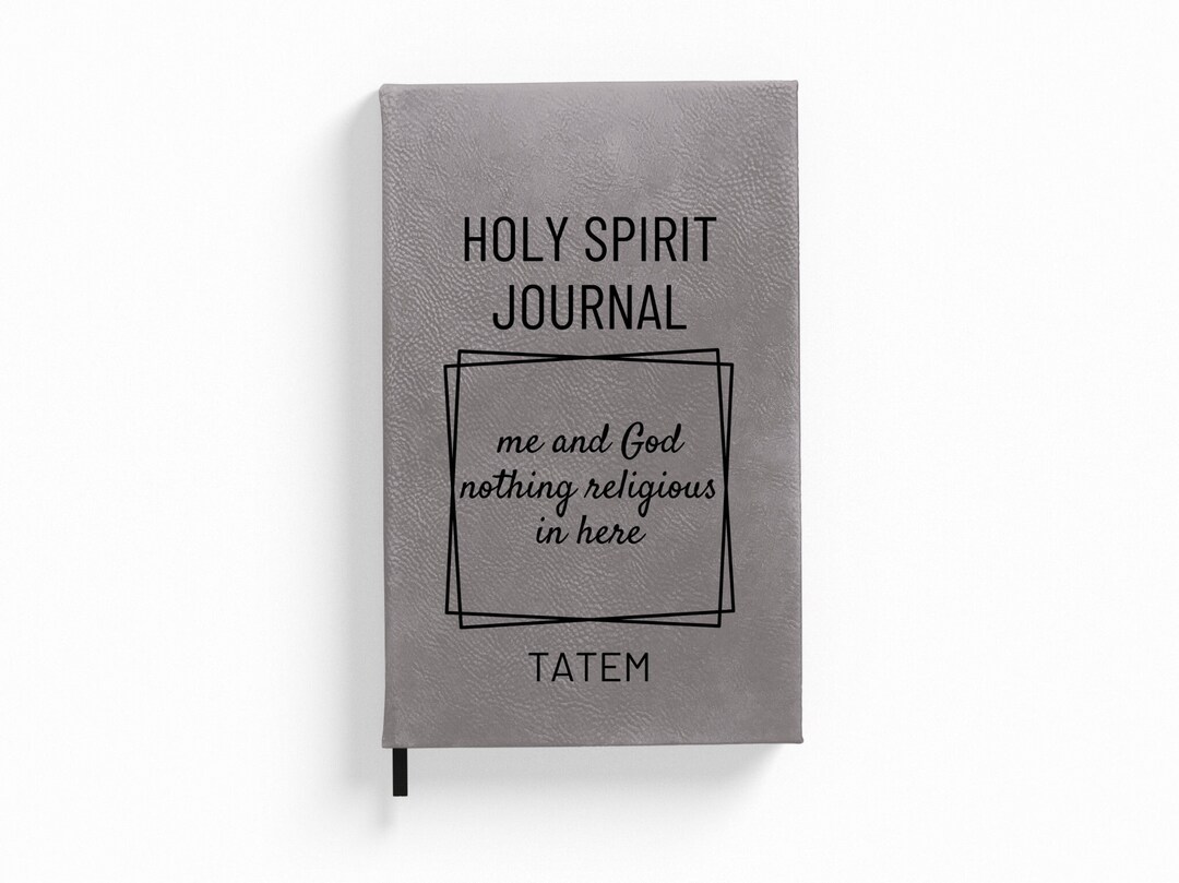 Personalized Holy Spirit Journal, Bible Study Journal, Spiritual Gifts ...