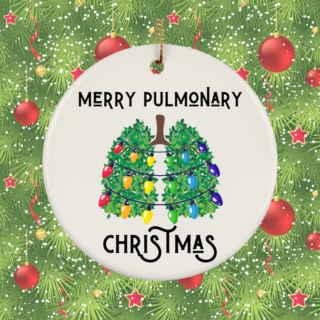 Pulmonologist Christmas Ornament, Lung Doctor Xmas Gift, Healthcare ...