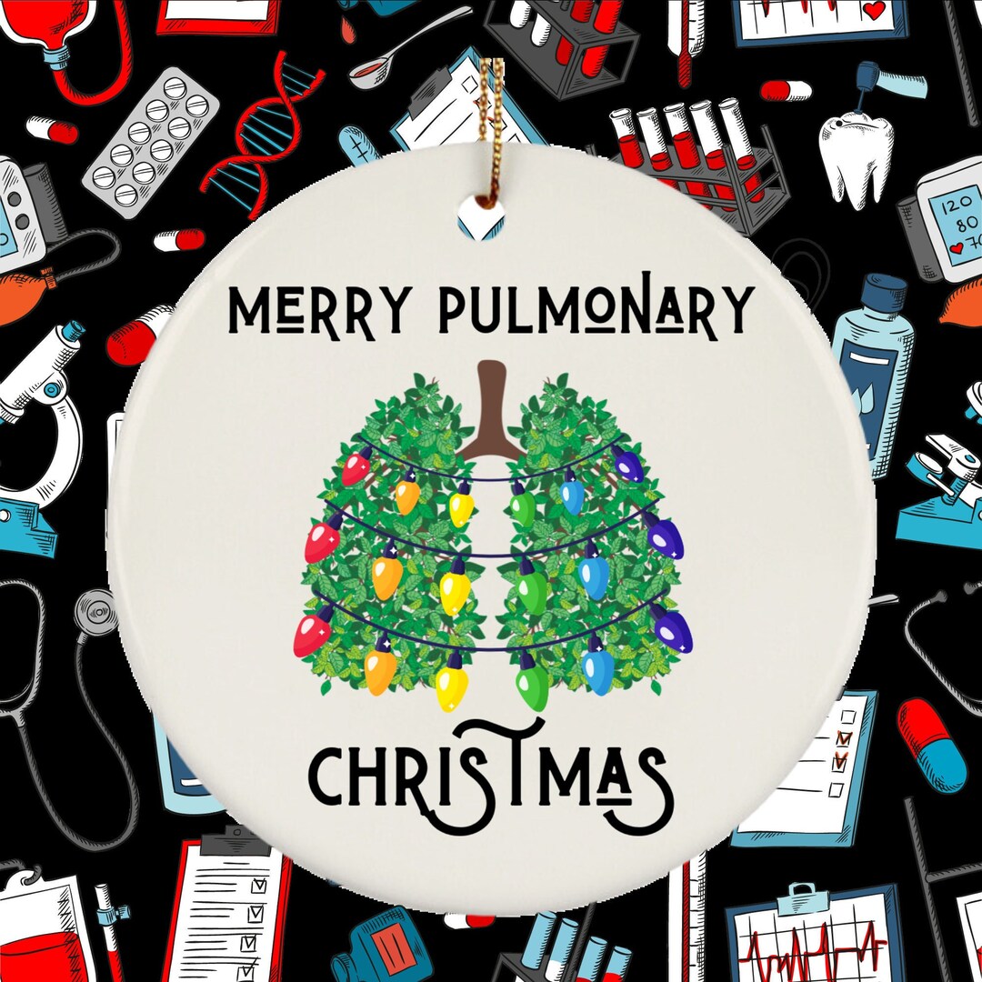Pulmonologist Gift, Respiratory Therapist Ornament, Funny Doctors ...