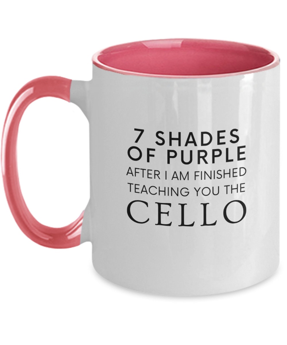 Cello Coffee Mug, Cellist Gifts, Cello Teacher, Music Teacher Gift ...