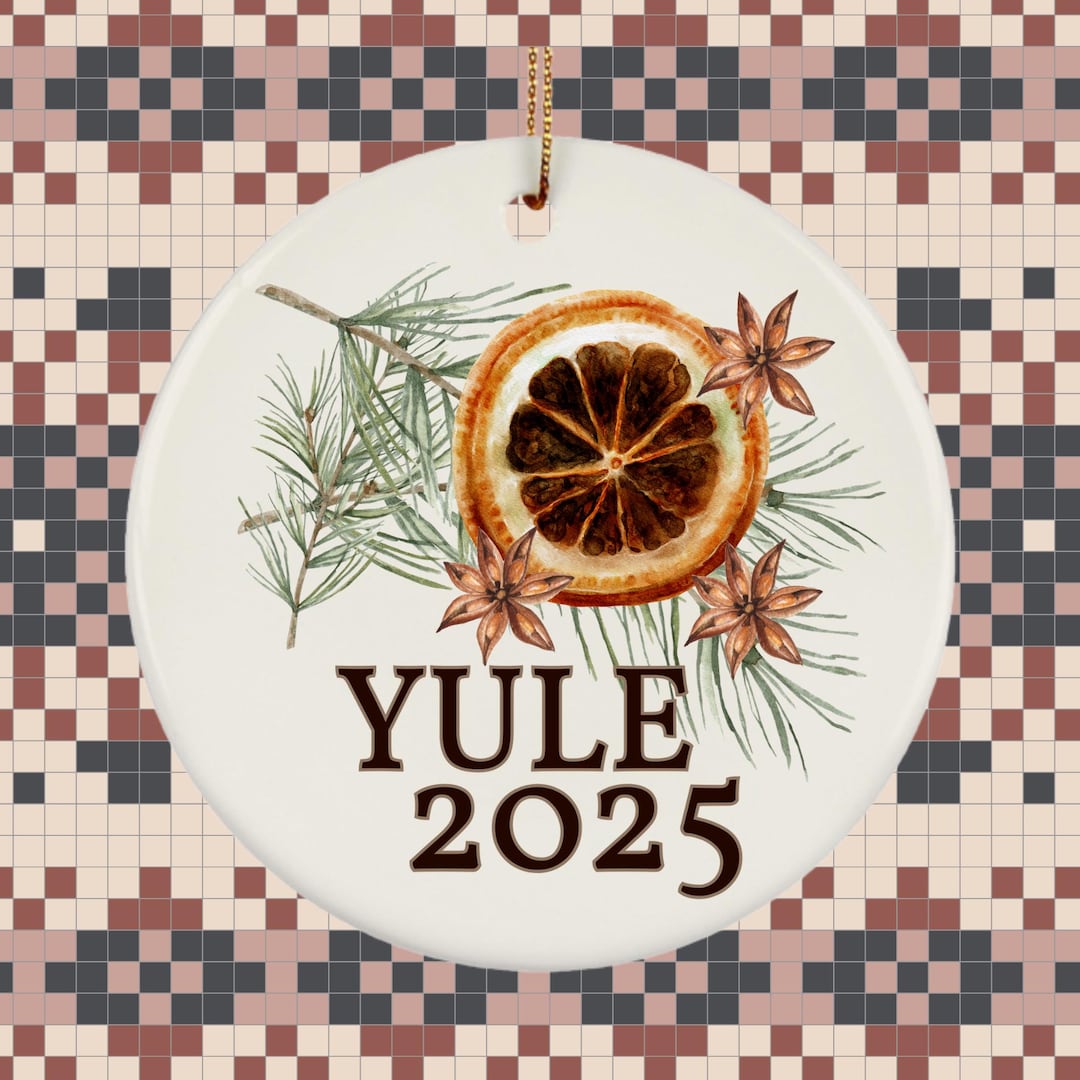 Yule 2025 Winter Solstice Ornament, Sun King Gift, Immortality ...