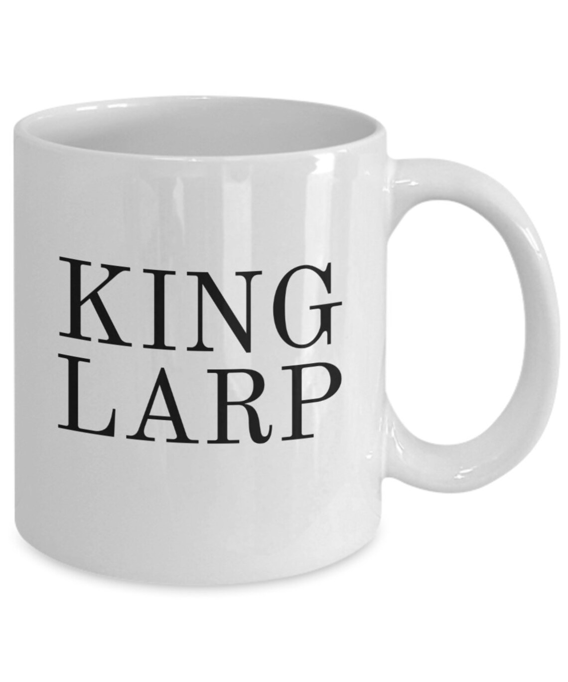 King LARP Coffee Mug, Larping Mugs, Live Action Roleplay Gift Mugs ...