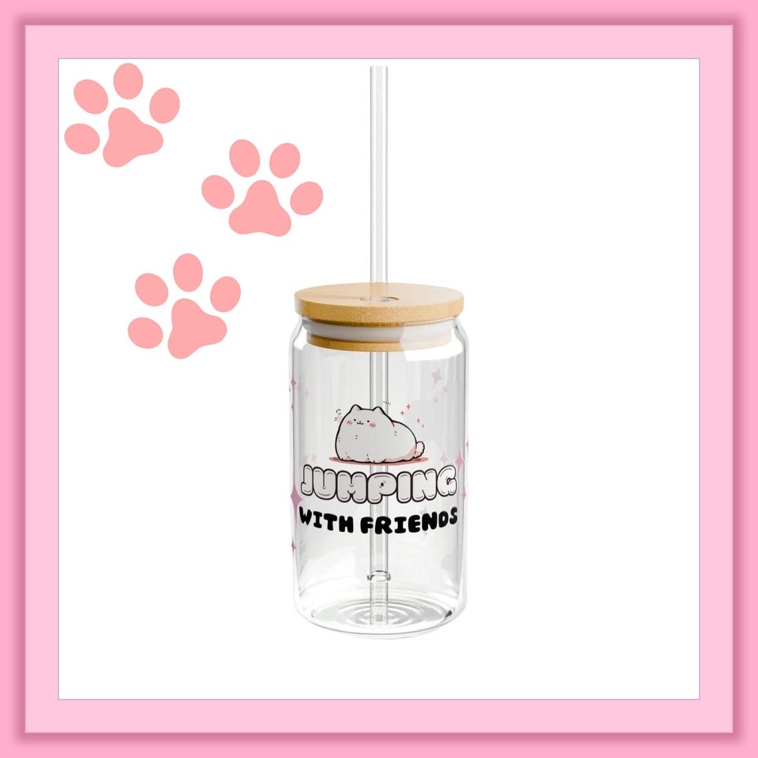 Quadrobics Sipper Glass, Jumping With Friends Gift, Alterhuman Stuff ...