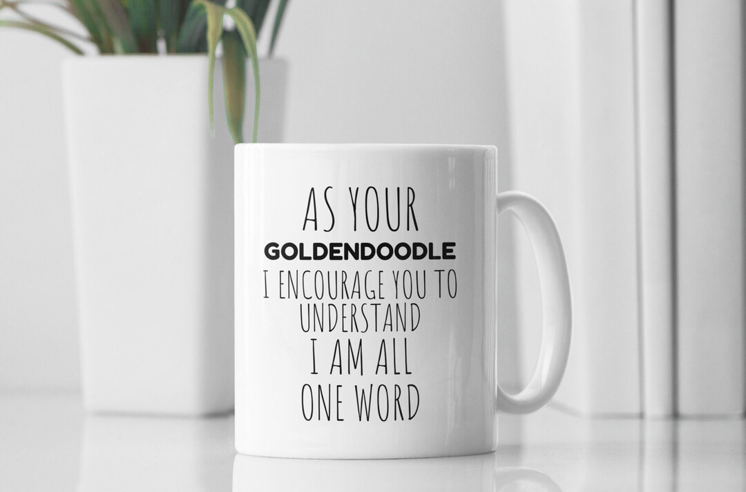 Goldendoodle Correct Spelling Coffee Mug, Humorous Golden Doodle Tea ...