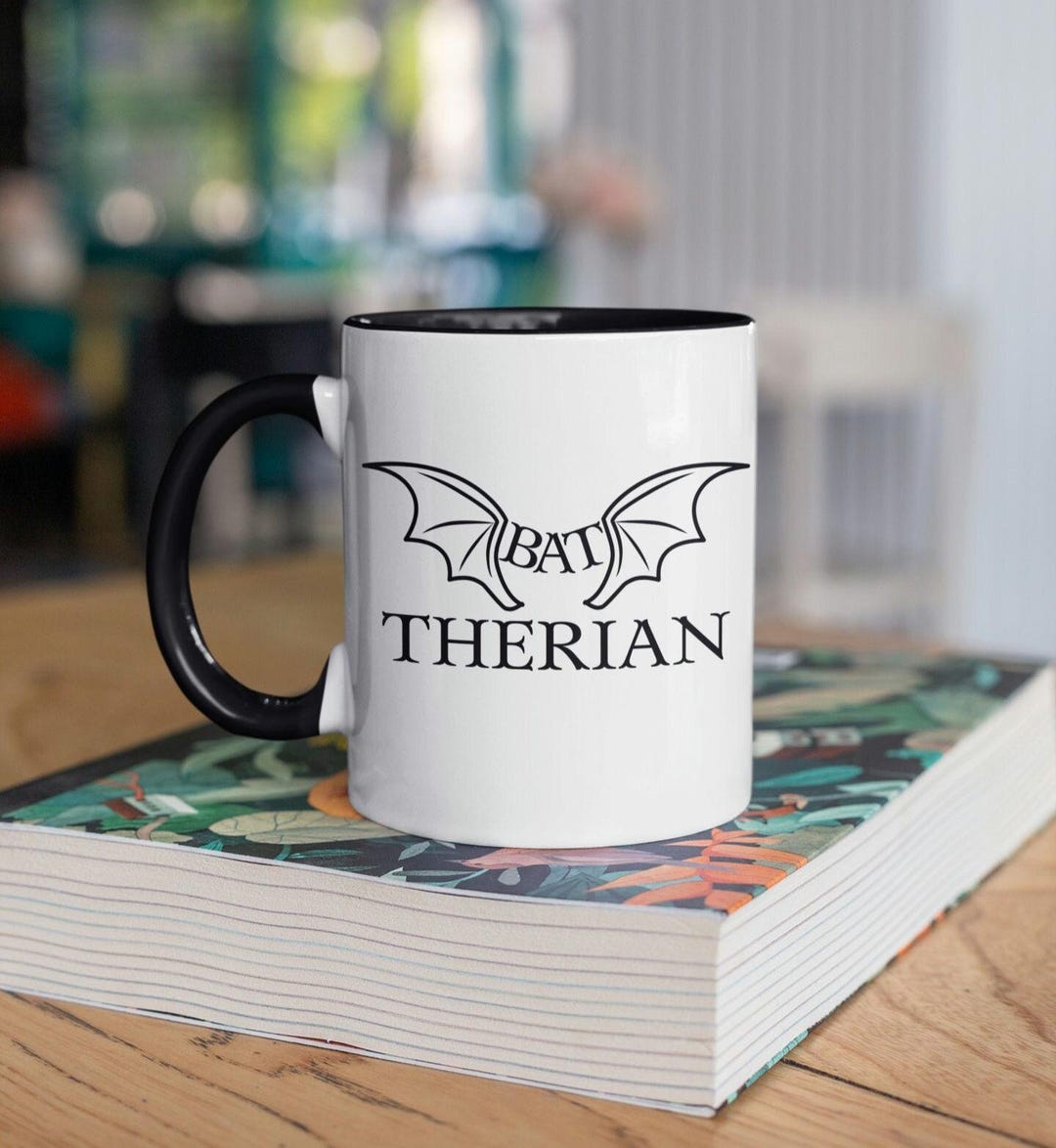 Bat Therian Coffee Mug, Therians Tea Mugs, Mystical Bat Lover Gifts ...