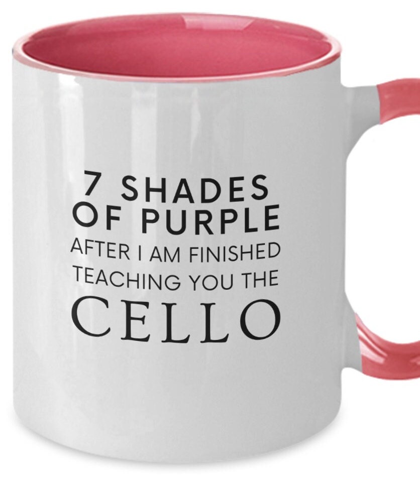 Cello Coffee Mug, Cellist Gifts, Cello Teacher, Music Teacher Gift ...