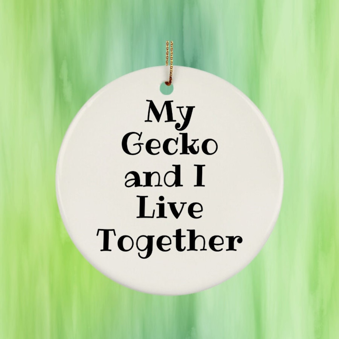 Leopard Gecko Lover Ornament, Leopard Gecko Gift, Eublepharis ...