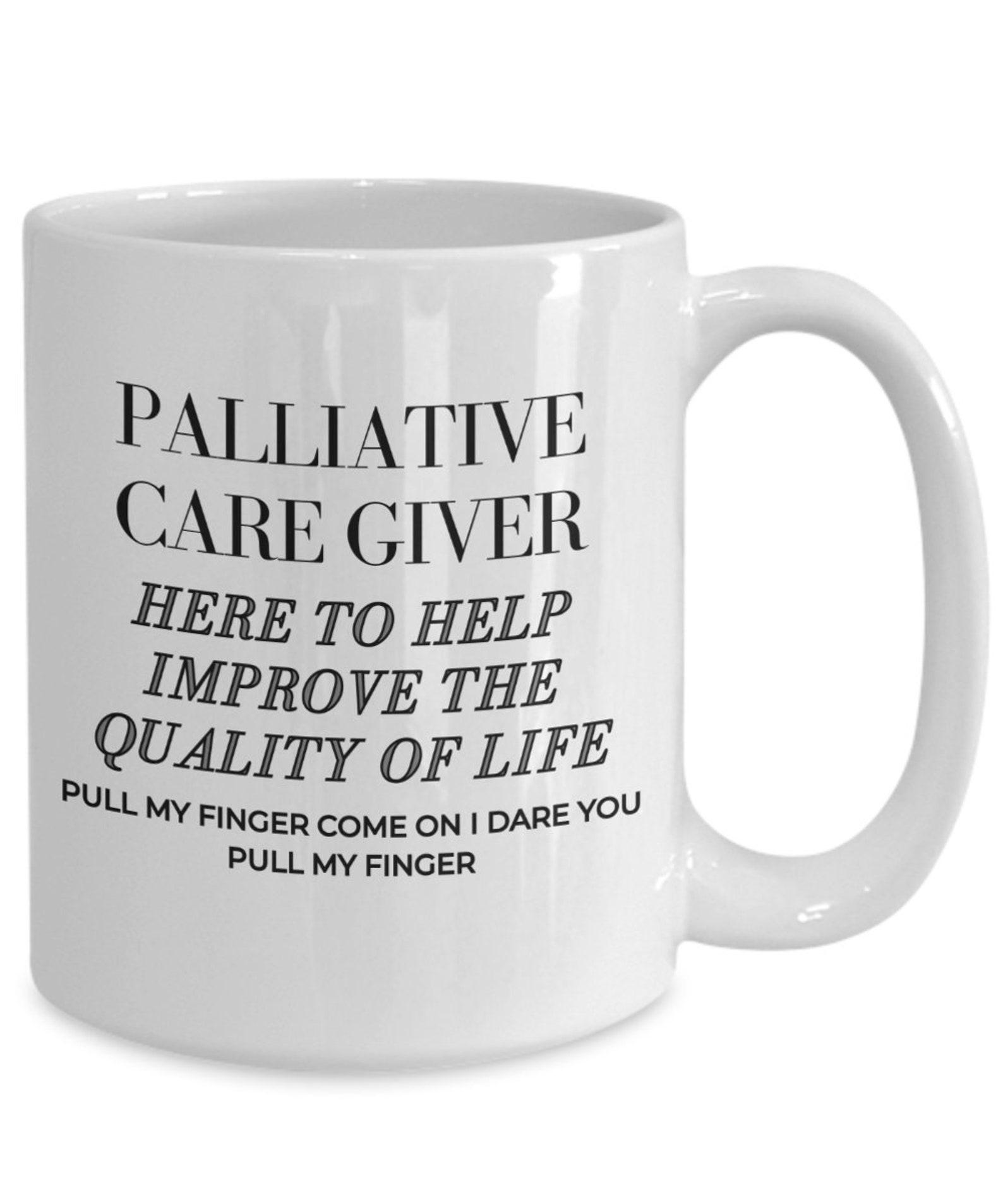 Palliative Care Nurse Specialist Coffee Mug, Hospice Care Giver Humor ...