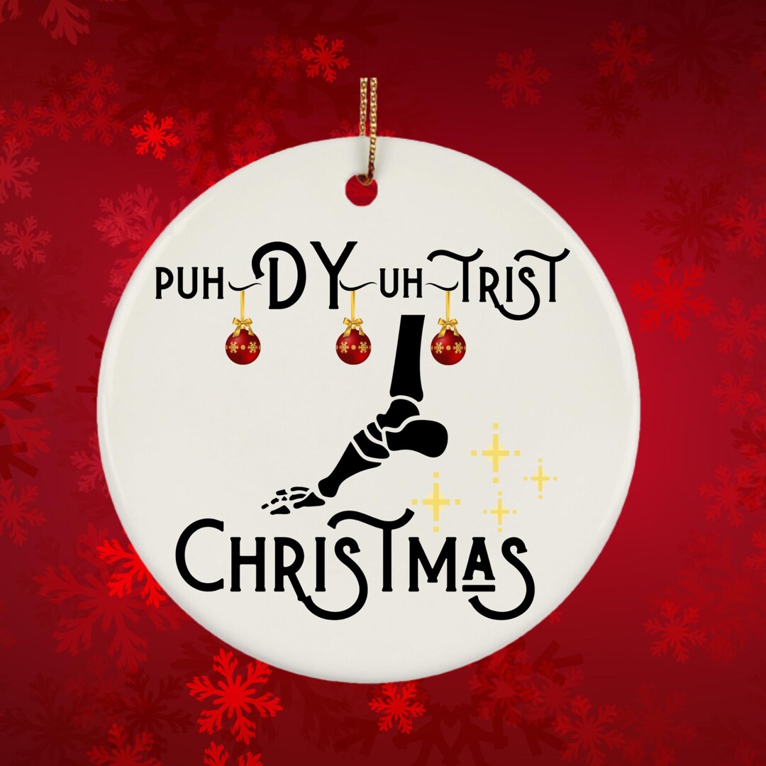 Podiatrist Christmas Ornament, Foot Ankle Doctor, Female Foot Doctor ...