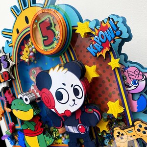 Ryans World Cake Topper, Ryan’s World, Ryan’s World Party Decor, Combo ...